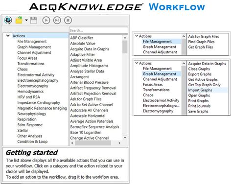 Workflow Automation Licenses ACK100M AWF ACK100W AWF Research BIOPAC
