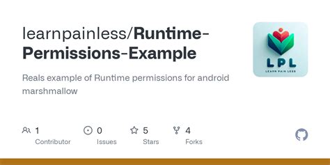 GitHub Learnpainless Runtime Permissions Example Reals Example Of Runtime Permissions For