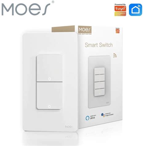 MOES WiFi Wall Switches US Push Button We Volt