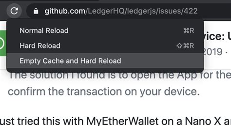 failed to sign with ledger device u2f device ineligible · issue 422