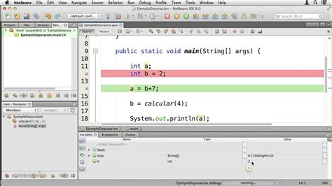 9 1 Programación Java El Depurador De Netbeans Youtube