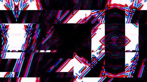 Glitch Light Layer Pink Chaos Effect Loop