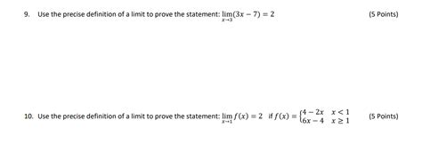 Solved Use The Limit Laws To Find The Following Limits If Chegg Com