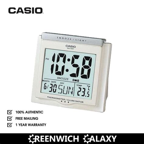 Casio Digital Illuminator Table Clock Dq 750f 7d Shopee Malaysia