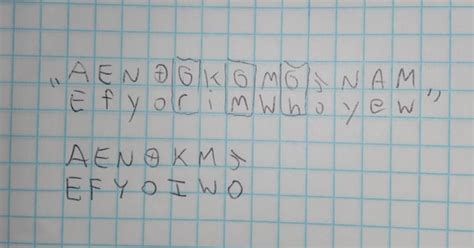 Homophonic Cipher Placeholder Name 3 Central Symbols Are Initials