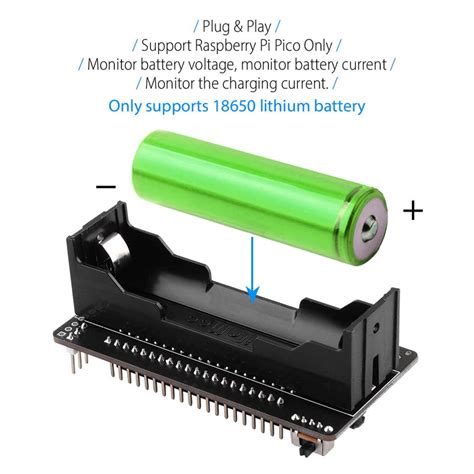 geeekpi raspberry pi pico ups power supply uninterruptible ups hat