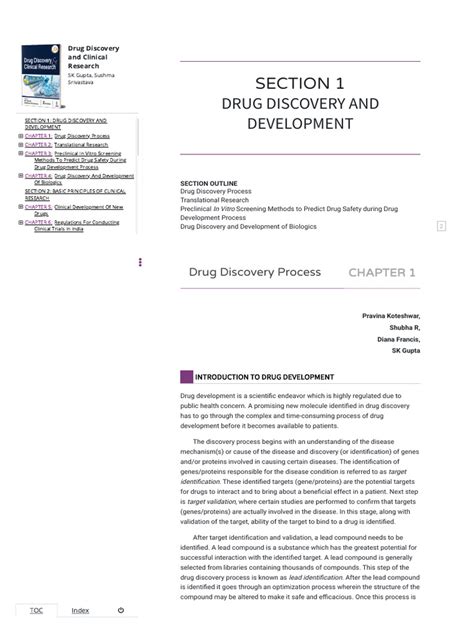 Drug Discovery Part 1 Pdf Drug Discovery Drug Development