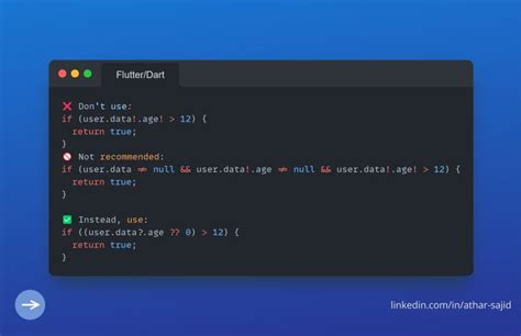 Athar Sajid On Linkedin Dart Flutter Nullsafety Codeoptimization