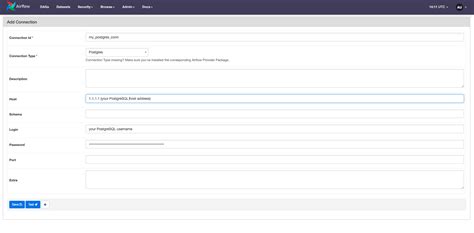 Manage Connections In Apache Airflow Astronomer Documentation