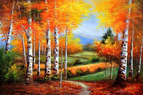 Fall Landscape Oil Painting At Explore Collection