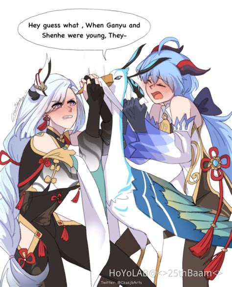 Shenhe And Ganyu Genshin Impact Hoyolab