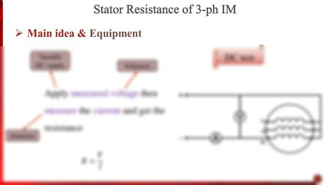 Solution Measuring Stator Rotor Resistances Of 3 Ph Induction Motor