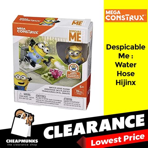 Mega Construx Despicable Me Minion Water Hose Hijinx Set Mailbox