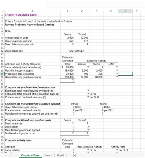 solved required information chapter 3 applying excel step