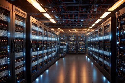 Technology Infrastructure Concept Data Centers Servers And Infrastructure For Digital