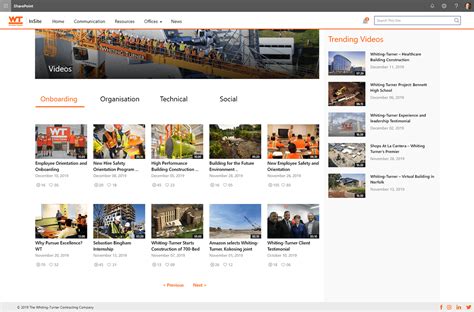3 Great Examples Of Sharepoint Intranet Homepages To Inspire You Artofit