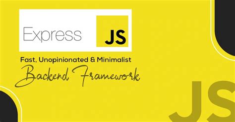 Expressjs Nodejs Framework Webdevelopment Javascript Java