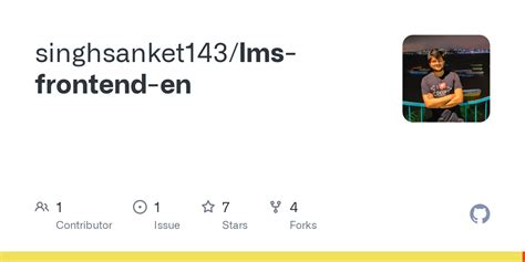 github singhsanket143 lms frontend en