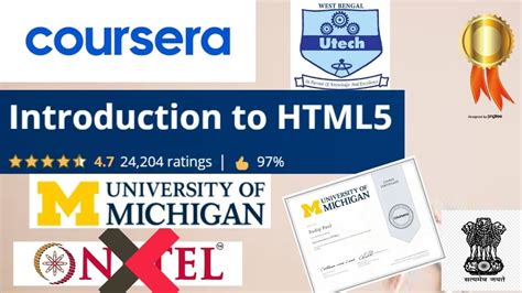 Introduction To Html5 In Coursera All Week Answer Week 1 To Week 3