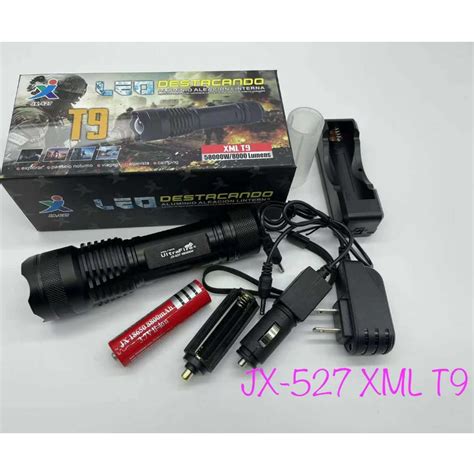 Led ไฟฉายแรงสูง ไฟฉายซูม 5โหมด Xml T9 58000w สว่างมาก แข็งแรง ทนทาน ชาร์จไฟ มี 5 รุ่น Shopee