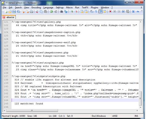 Scanning Html And Php Files For Text Wp Bugs