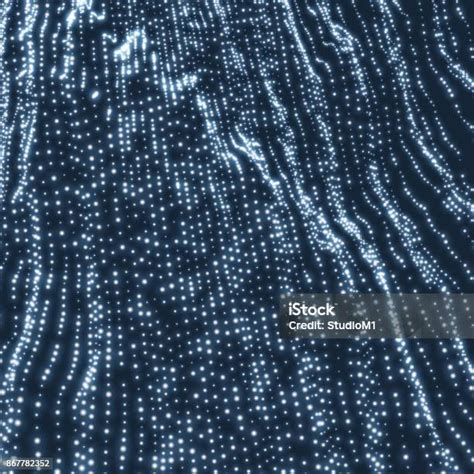 웨이브 그리드 배경입니다 그리드 리플 격자 배경입니다 추상적인 벡터 일러스트입니다 사이버 공간 격자입니다 3d 기술 스타일입니다 빛나는 그리드 도트 와이어 프레임 그림입니다