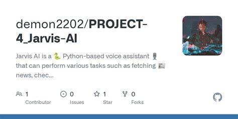github demon2202 project 4 jarvis ai jarvis ai is a 🐍 python based