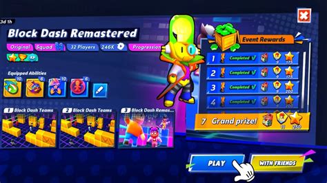 Stumble Guys Block Dash Remastered Event And Rewards Youtube