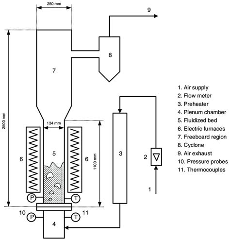 Schematic Diagram Of The Three Phase Inverse Fluidized Bed Experimental Download Scientific