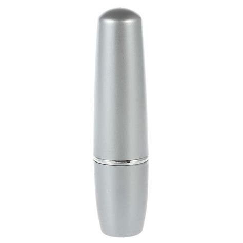 Discreet Lipstick Vibrator Silver Mooluxe