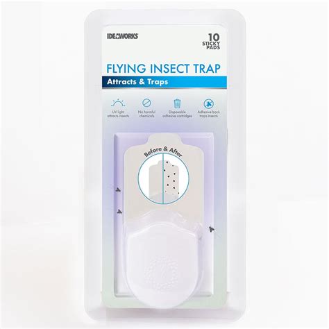 Lighted Ac Insect Trap For Indoors With Uv Light And Chemical Free