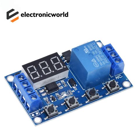 Dc 6 30v Support Micro Usb 5v Led Display Automation Cycle Delay Timer Control Off Switch Delay