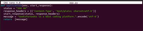 How To Deploy Python WSGI Apps Using Gunicorn Server Behind Nginx