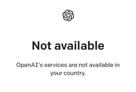 Top 5 Ways To Fix Openai Api Is Not Available In Your Country