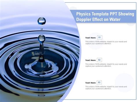 Physics Template Ppt Showing Doppler Effect On Water PowerPoint Presentation Pictures PPT
