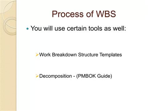 Work Breakdown Structure Ppt PPTX Human Resources Business