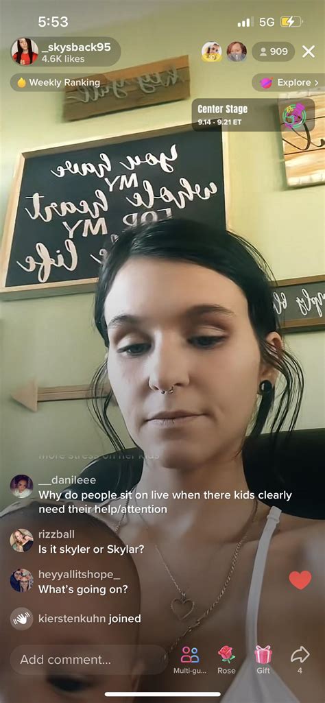 Skyler Back On Live Begging Again Shes Telling People To Check Out