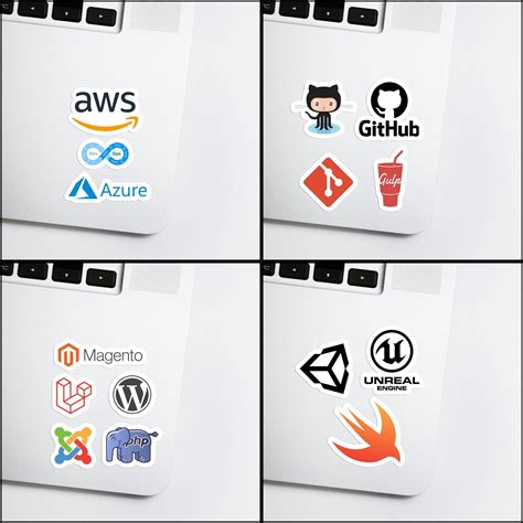 100 Pcs Programming Sticker Pack Coding Stickers Software Stickers