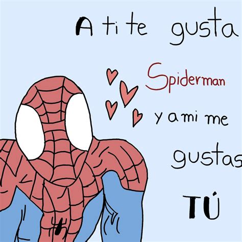 Dibujitos De Amor Spiderman
