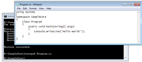 Invoking Web Application From Console Application NET Core Via Command Prompt