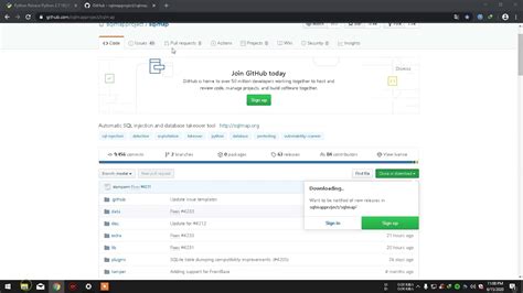 Tutorial Terbaru Cara Install Sqlmap Python Di Windows YouTube