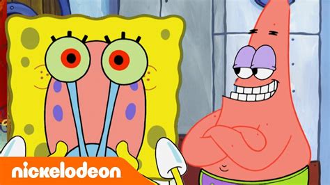 스폰지밥 뚱이가 핑핑이를 돌본다고 니켈로디언 Youtube