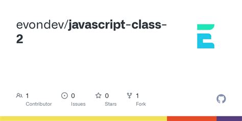 Github Evondev Javascript Class