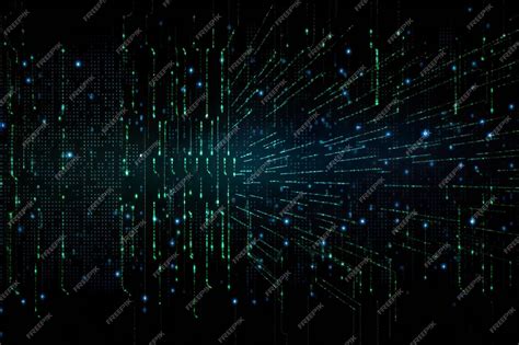 Premium Photo Abstract Binary Code Technology Background Generative Ai