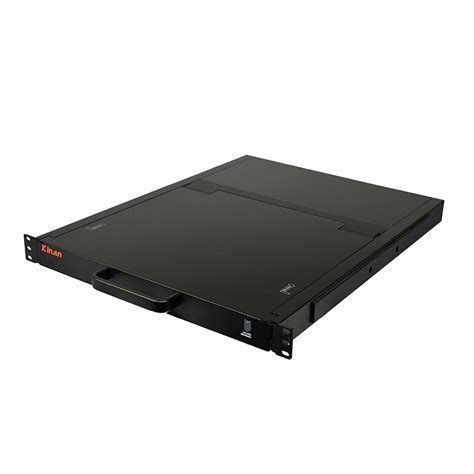 Single Rail Rack Mount LCD Console Kinan High Quality KVM Switch KVM Console KVM Over IP