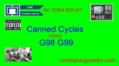 Canned Cycles Using G98 G99 Cnc Training Centre