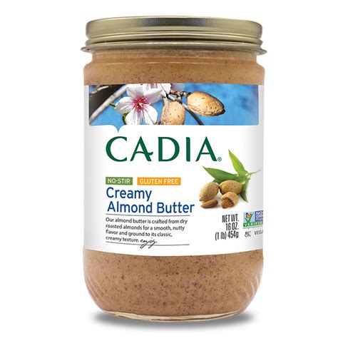 No Stir Creamy Almond Butter Cadia