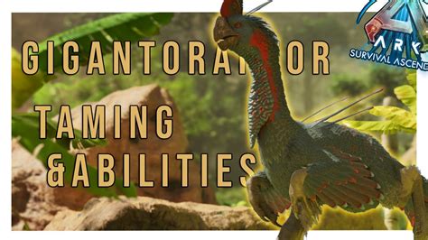 Gigantoraptor Tame Guide Ark Survival Ascended Ger Hd Youtube