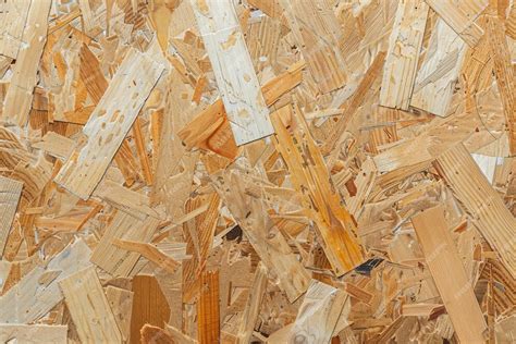 Osb Board Texture With Visible Fibers Premium Ai Generated Image
