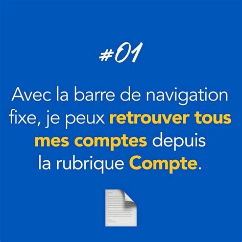 Le Sav Vous Barre De Navigation Fixe Pour Un Accès Rapide Aux